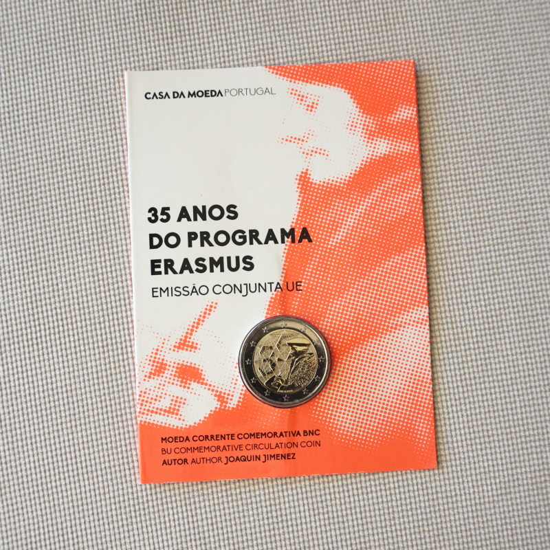 2022 (PT) - 35 years of the Erasmus Programme (Coin Card) - Euro Coin ...