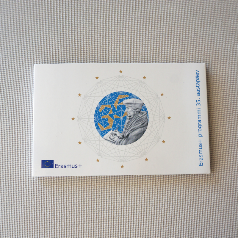 2022 (EE) - 35 Years of The Erasmus Programme (Coin Card) - Euro Coin ...